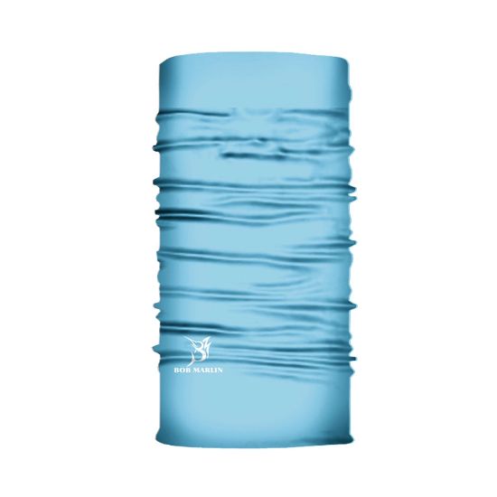 Angler's Bay. Bob Mahi Face Shield BM Light Blue